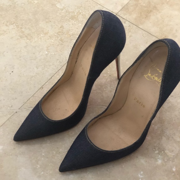 Christian Louboutin | Shoes | Authentic So Kate Denim Christian ...